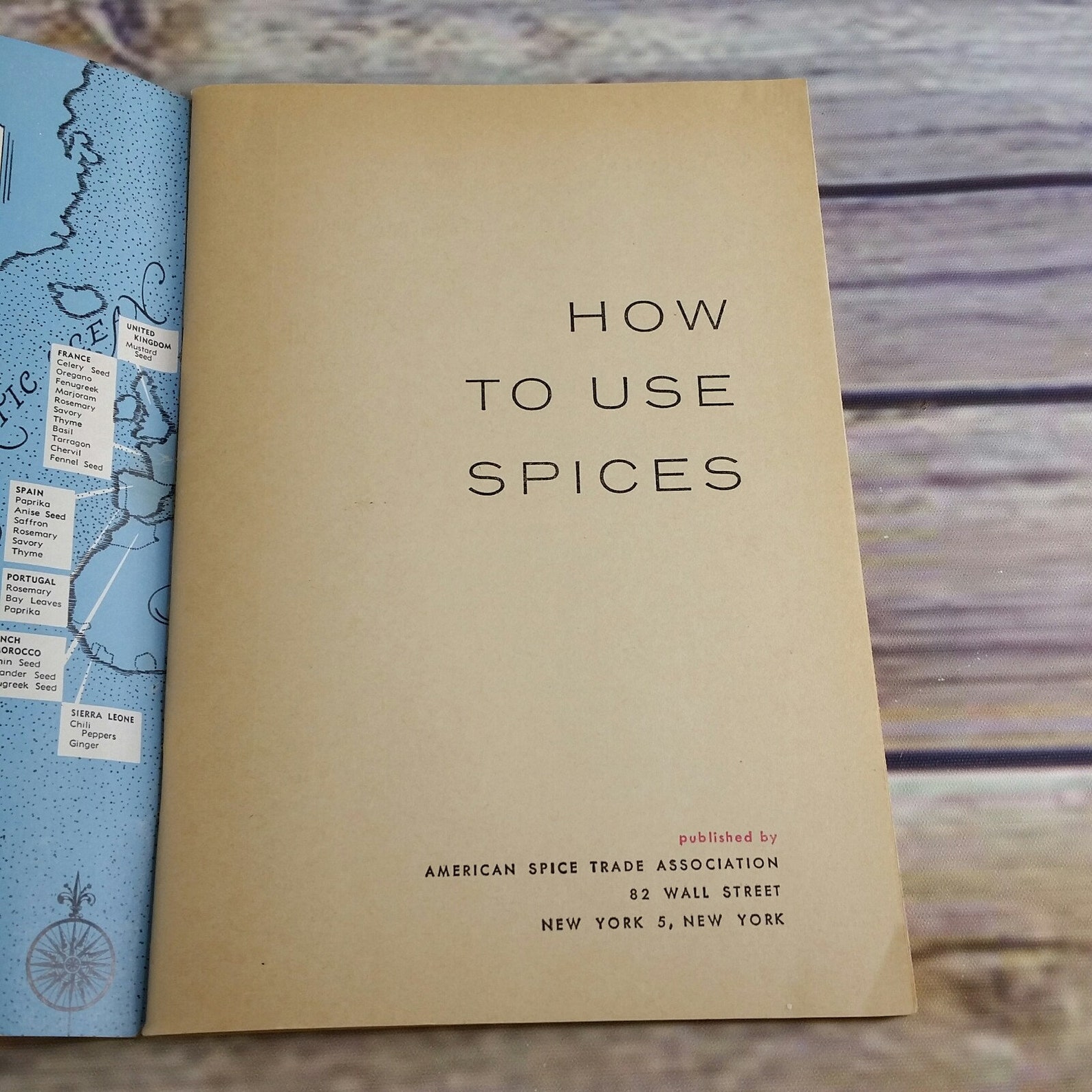 Vintage Cookbook How to Use Spices American Spice Trade - Etsy