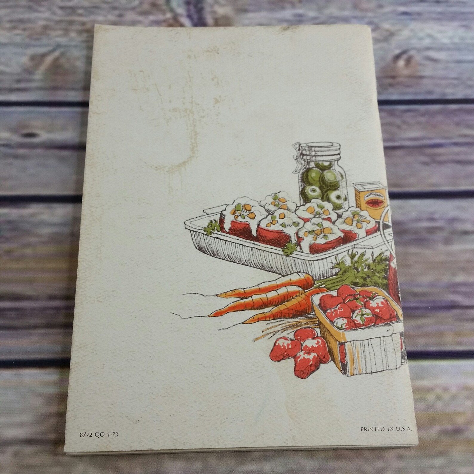 Vintage Cookbook Quaker Oats Recipes All Time Any Time Recips 1973 70s ...