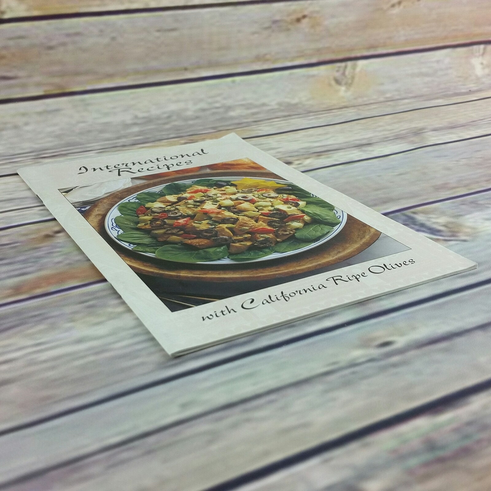 Vintage California Cookbook International Recipes With Olives 1994 ...