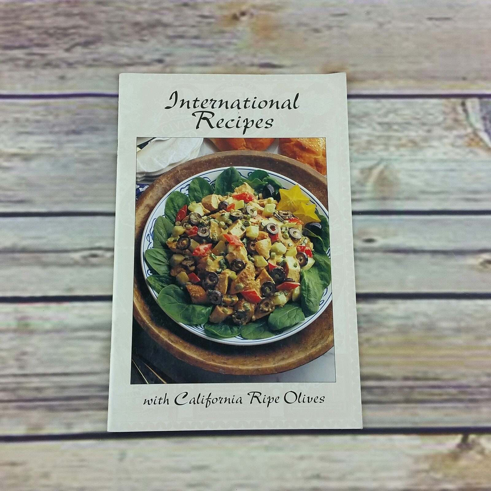 Vintage California Cookbook International Recipes With Olives 1994 ...
