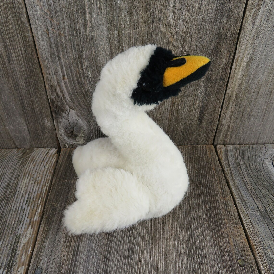 Vintage Swan Plush Goose Bird Stuffed Animal Dakin 1981 White 80s Toy ...