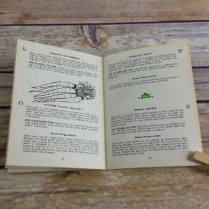 Vintage Cookbook Henderson Fresh Set Recipes Odd Vegetable - Etsy