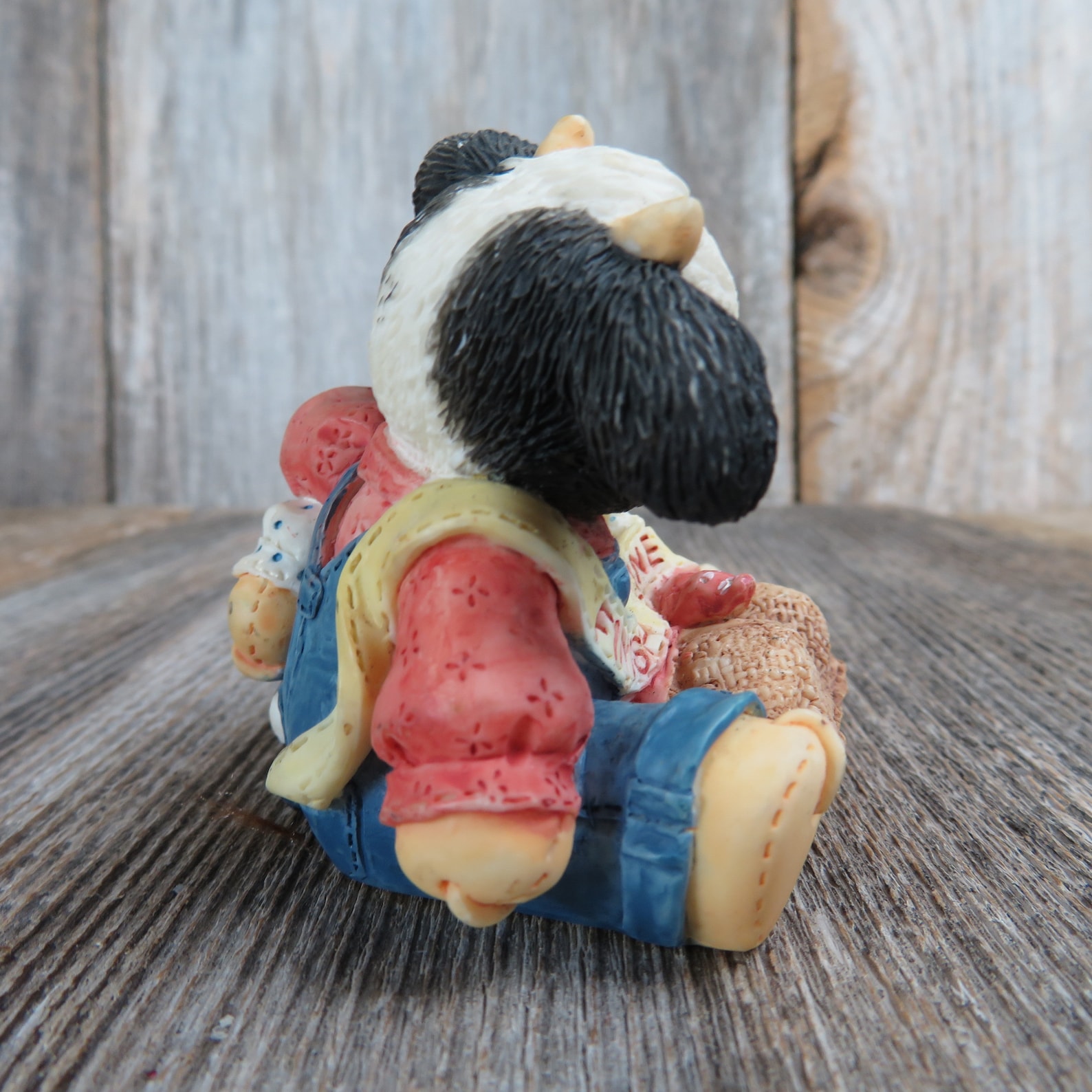 Mary Moo Moos Enesco Cow Figurine We Make A Great Team Mary Rhyner 1994 ...