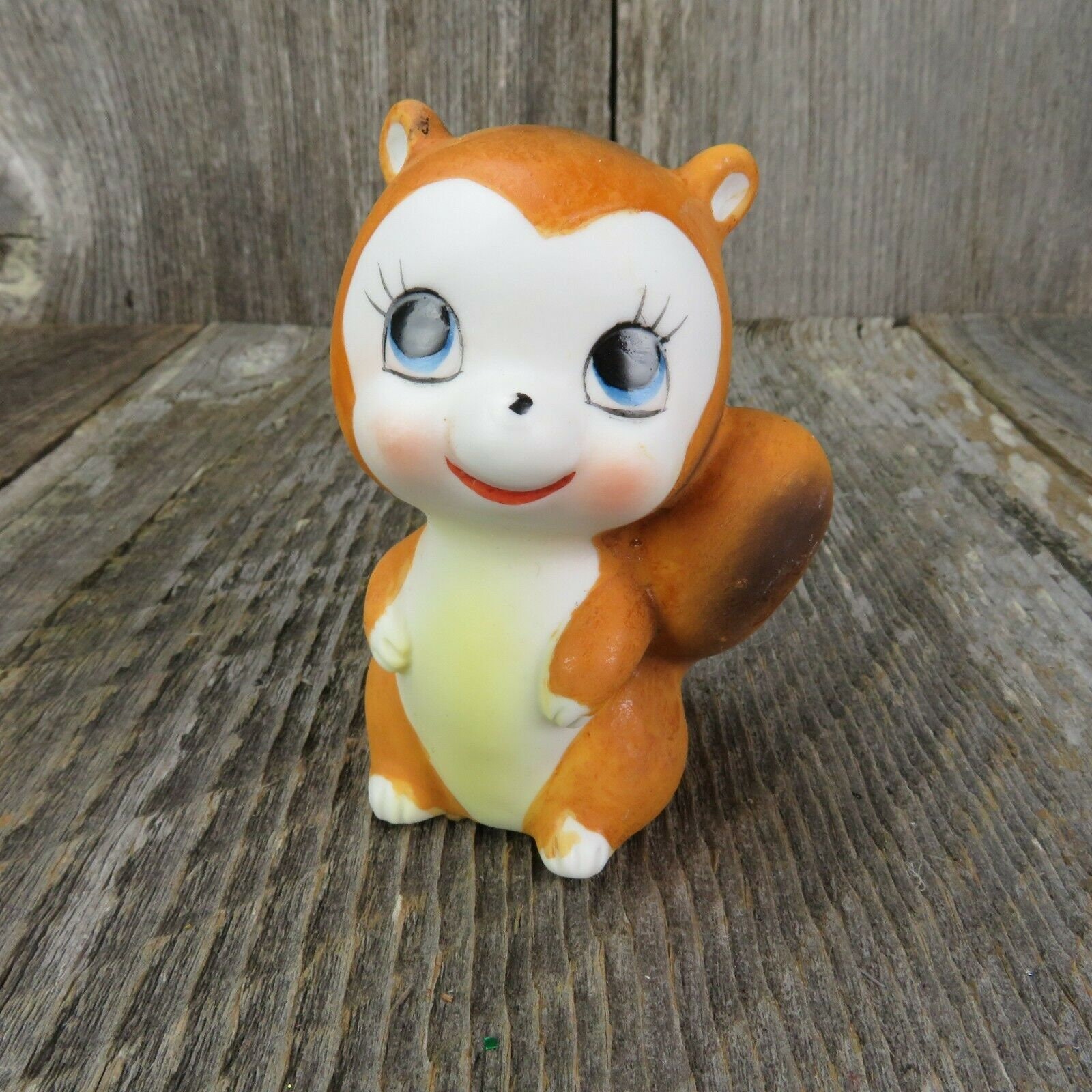 Vintage Squirrel Lefton Figurine Ceramic Bisque Cartoon Animal - Etsy