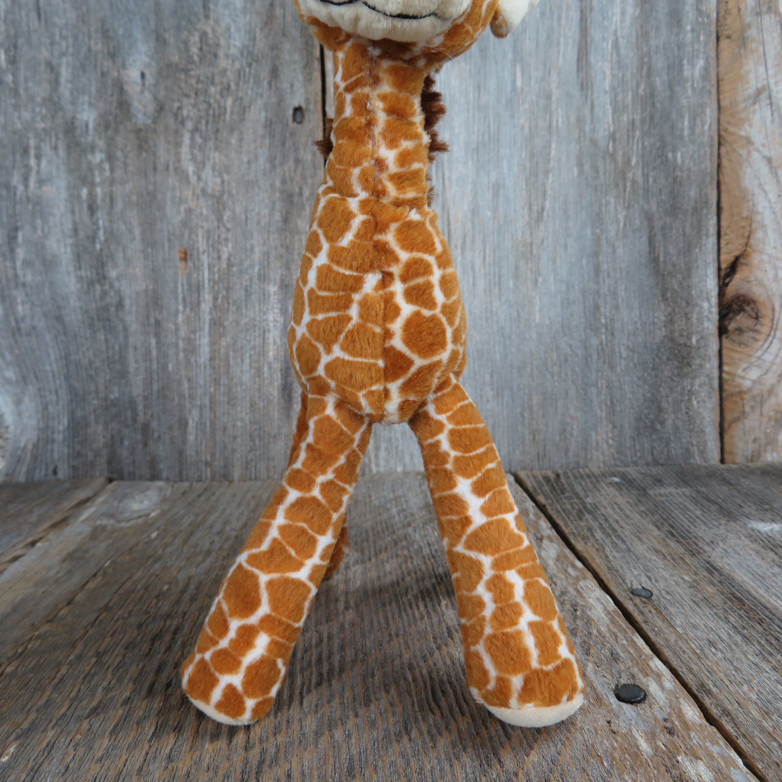 Giraffe Plush Bendable Legs Posable Neck Stuffed Animal Plastic Beady ...