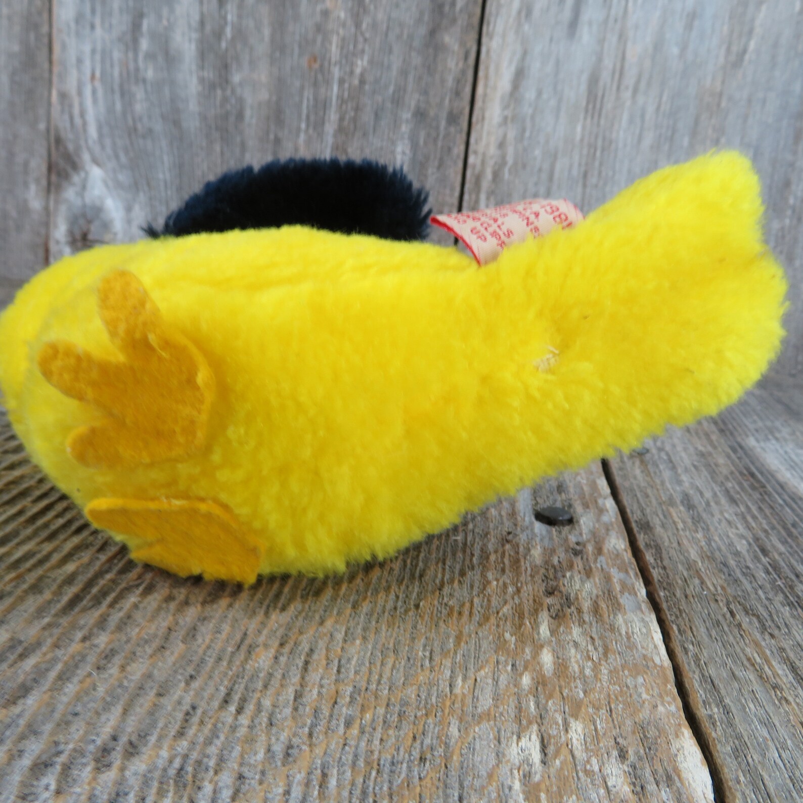Vintage Yellow Bird Stuffed Animal Finch Black 1981 Dakin | Etsy