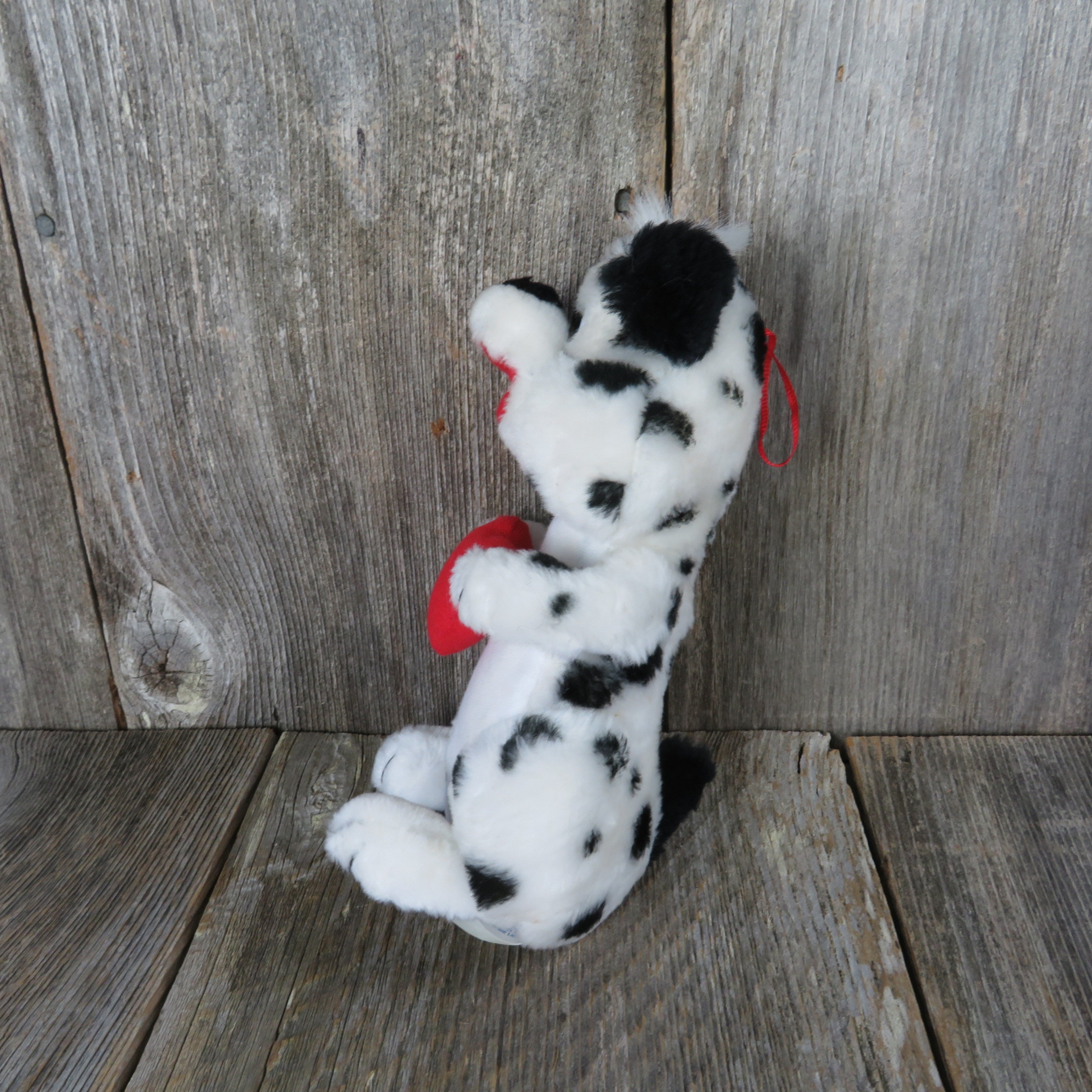 Vintage Puppy Dog Plush Dalmatian Red Heart Pup Nanco Stuffed - Etsy