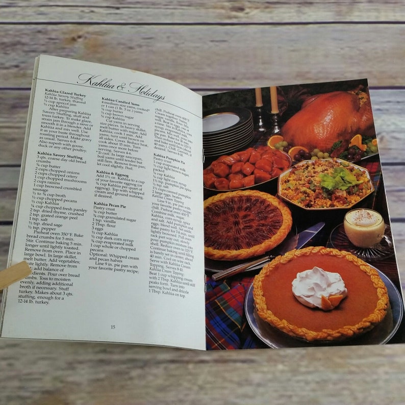 Vintage Cookbook Kahlua Recipes Book Promo Paperback Booklet | Etsy