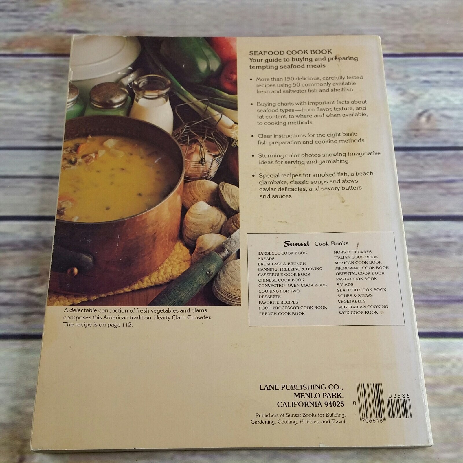 Vintage Cookbook Sunset Seafood Recipes 1981 Paperback How to Select ...