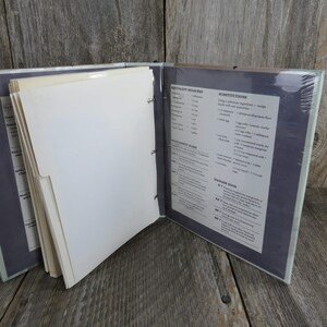 Cookbook Binder Recipe Organizer Family History Kitchen Book - Etsy