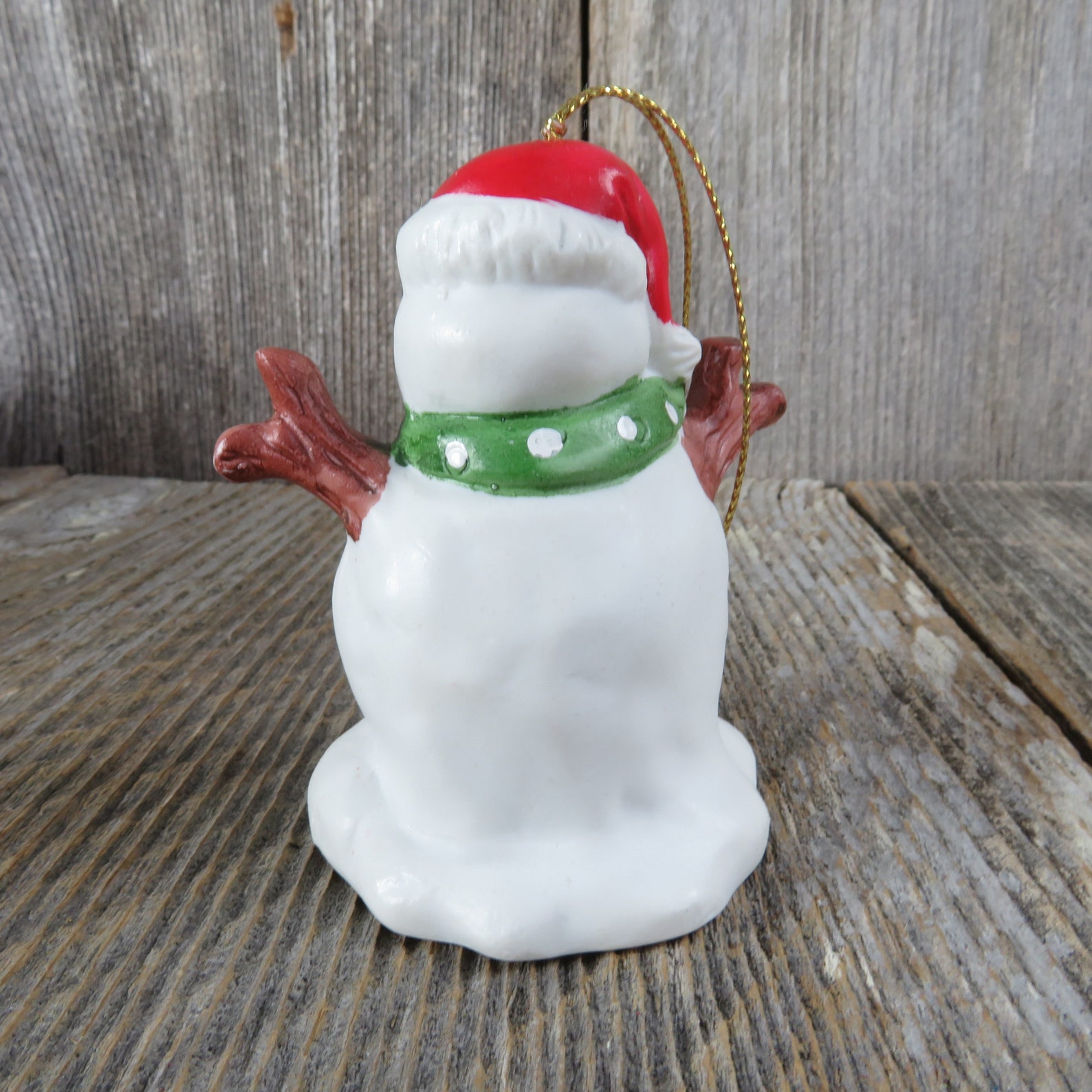 Vintage Snowman Bell Ornament Christmas Around the World Ceramic ...