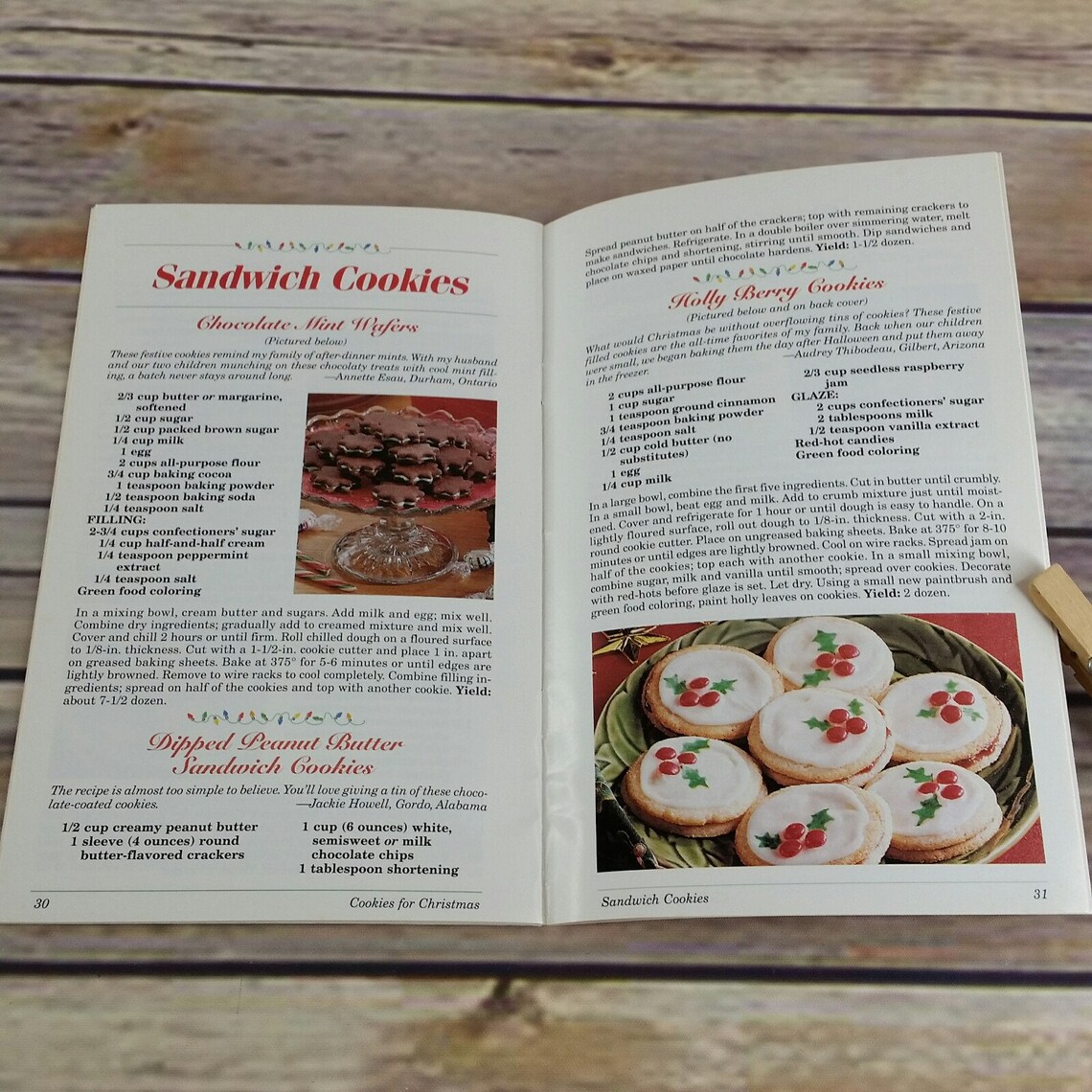Vintage Cookbook Christmas Cookies for Christmas Taste of Home - Etsy