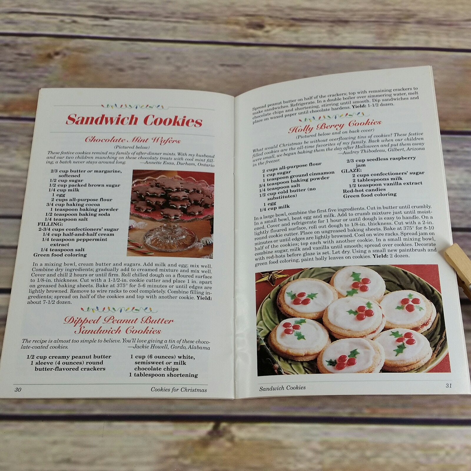 Vintage Cookbook Christmas Cookies for Christmas Taste of Home - Etsy