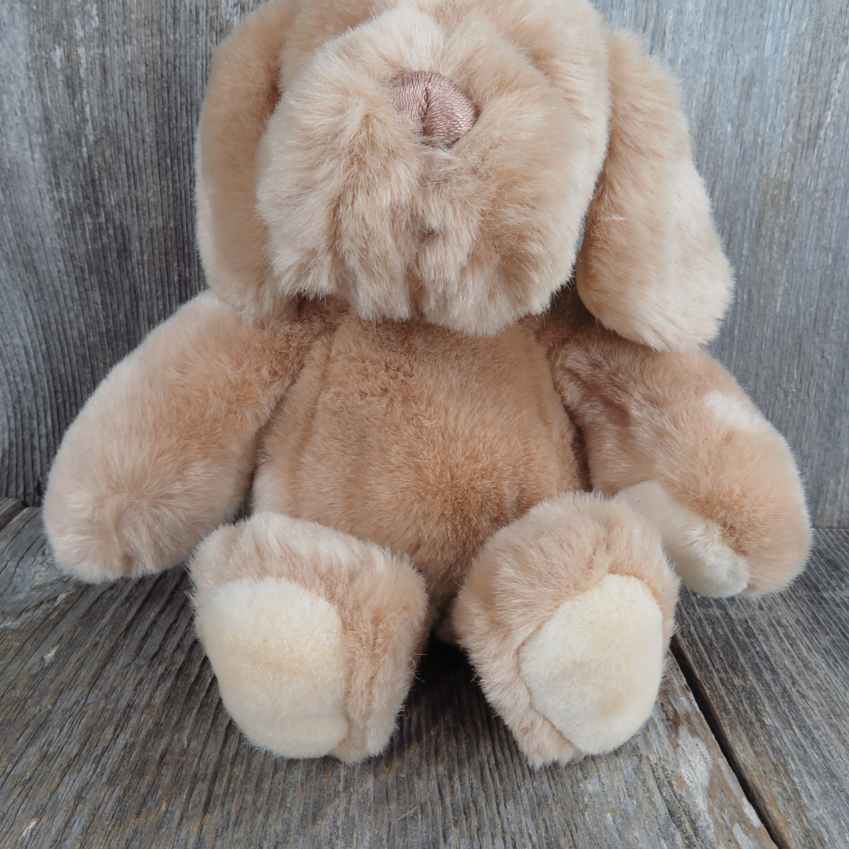 Vintage Puppy Dog Plush Baby Gund Brown Stuffed Animal Floppy - Etsy