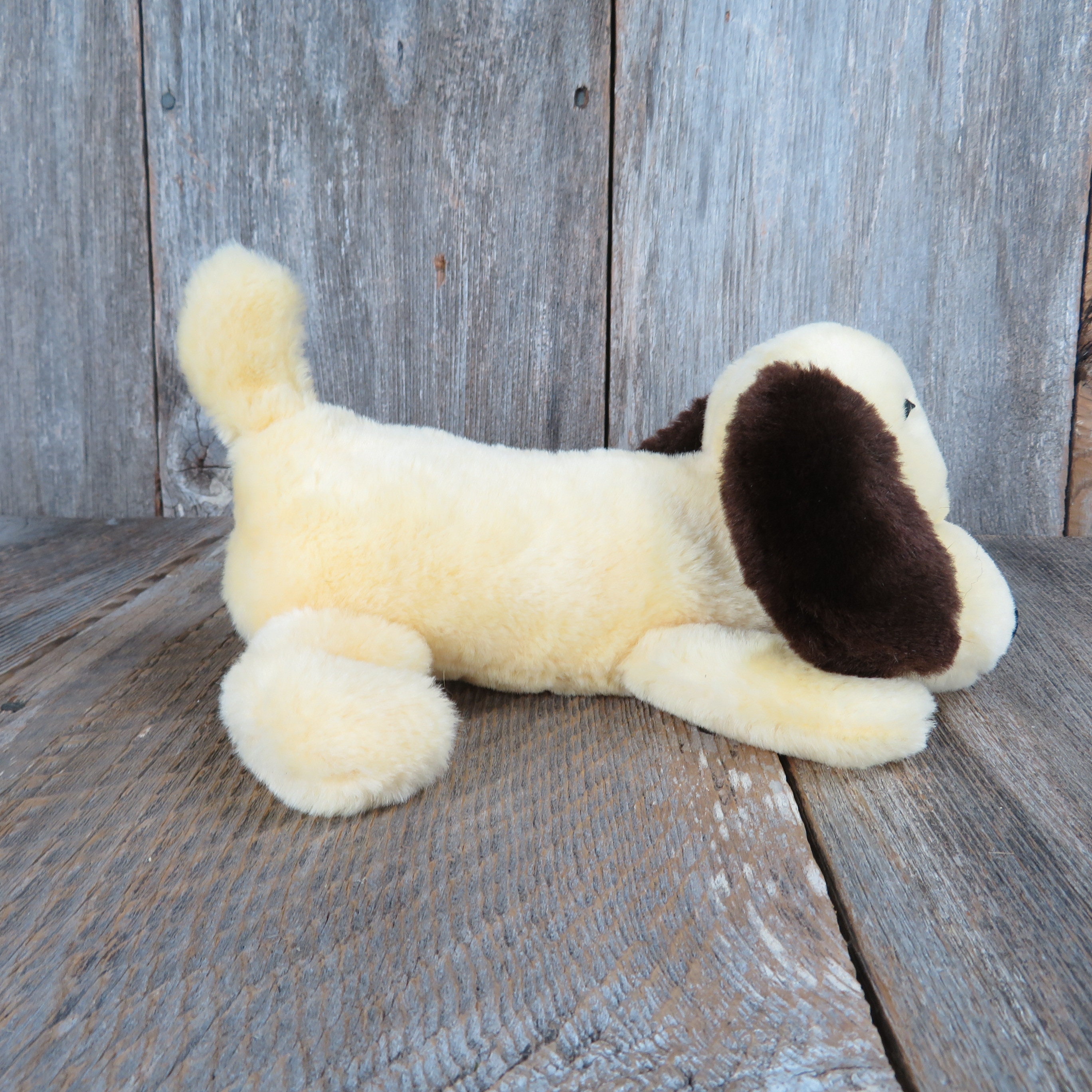 Vintage Yellow Drooper Dog Plush Dakin Brown Tan Puppy Stuffed | Etsy