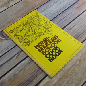 Vintage Cookbook Homemakers School Cook Book Recipes 1983 Paperback ...