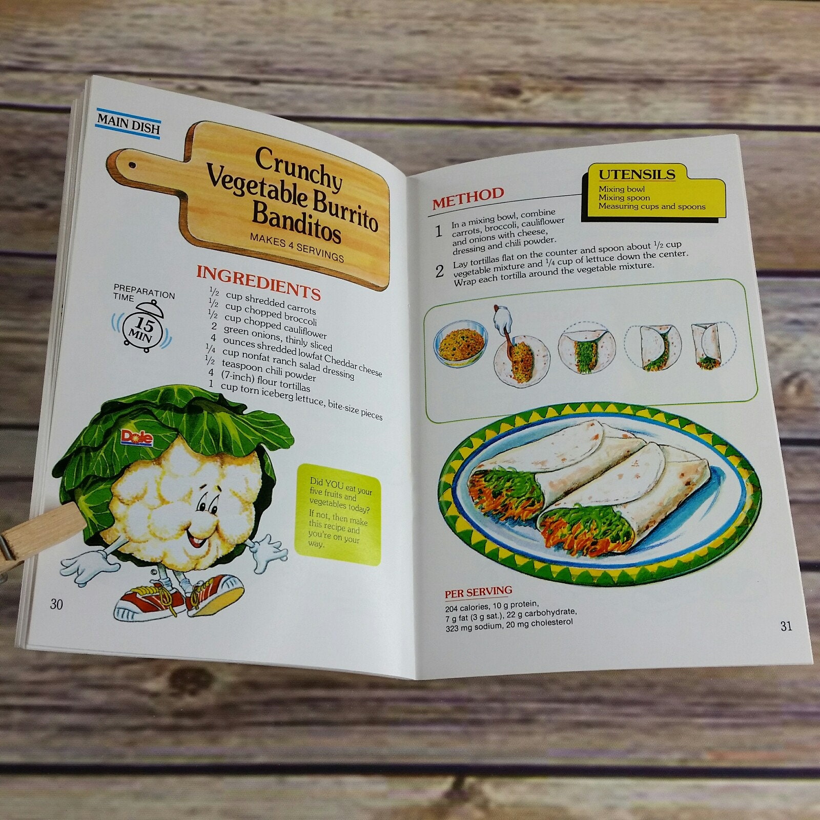 Vintage Cook Book Dole Fruit Promotional Recipes Fun With - Etsy
