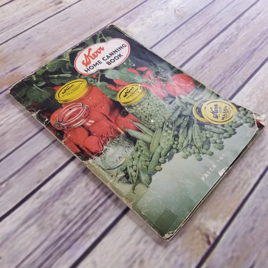 Vintage Kerr Home Canning Cookbook Recipes 1946 Booklet Green Cover ...