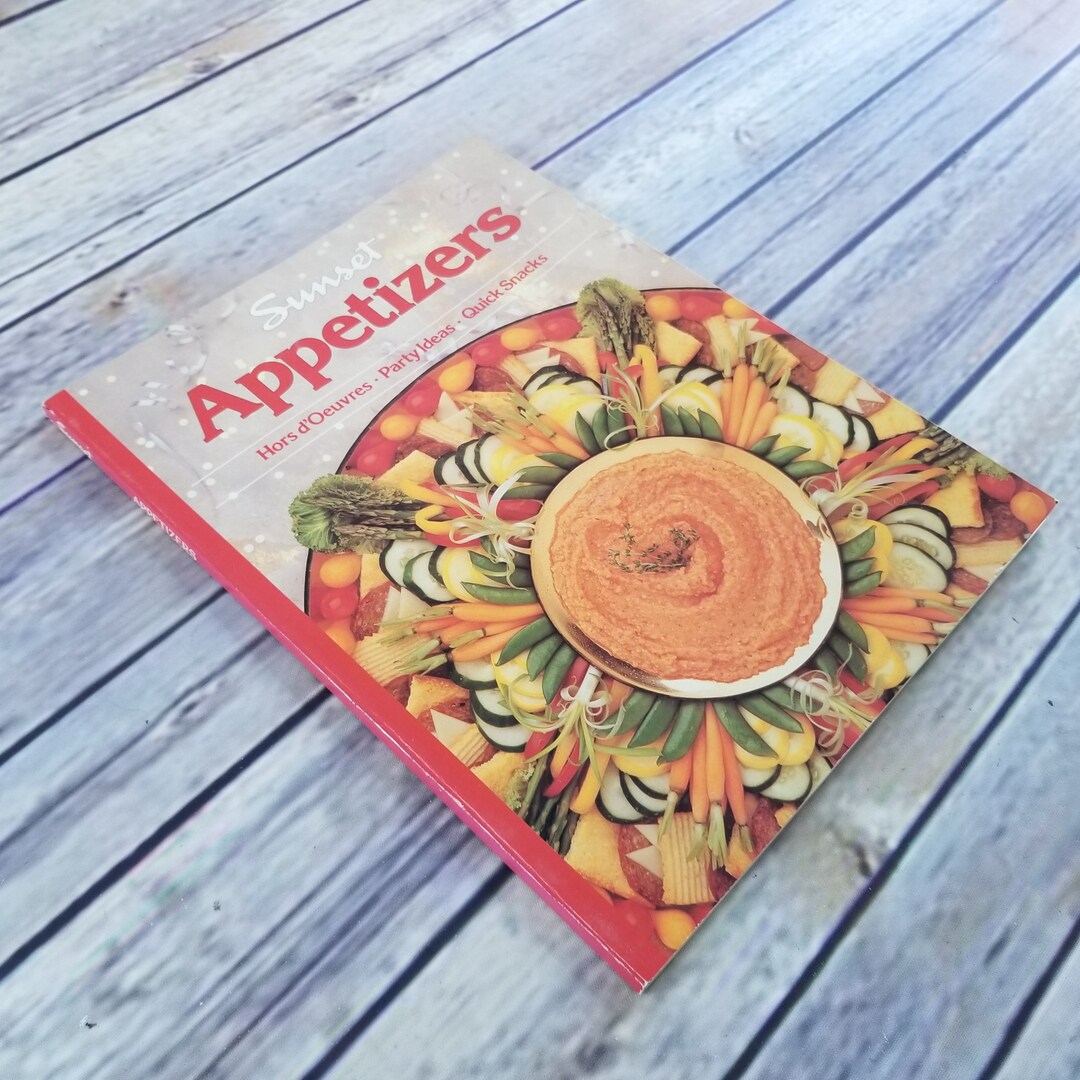 Vintage Cookbook Sunset Appetizers 1991 Paperback Book Recipes ...
