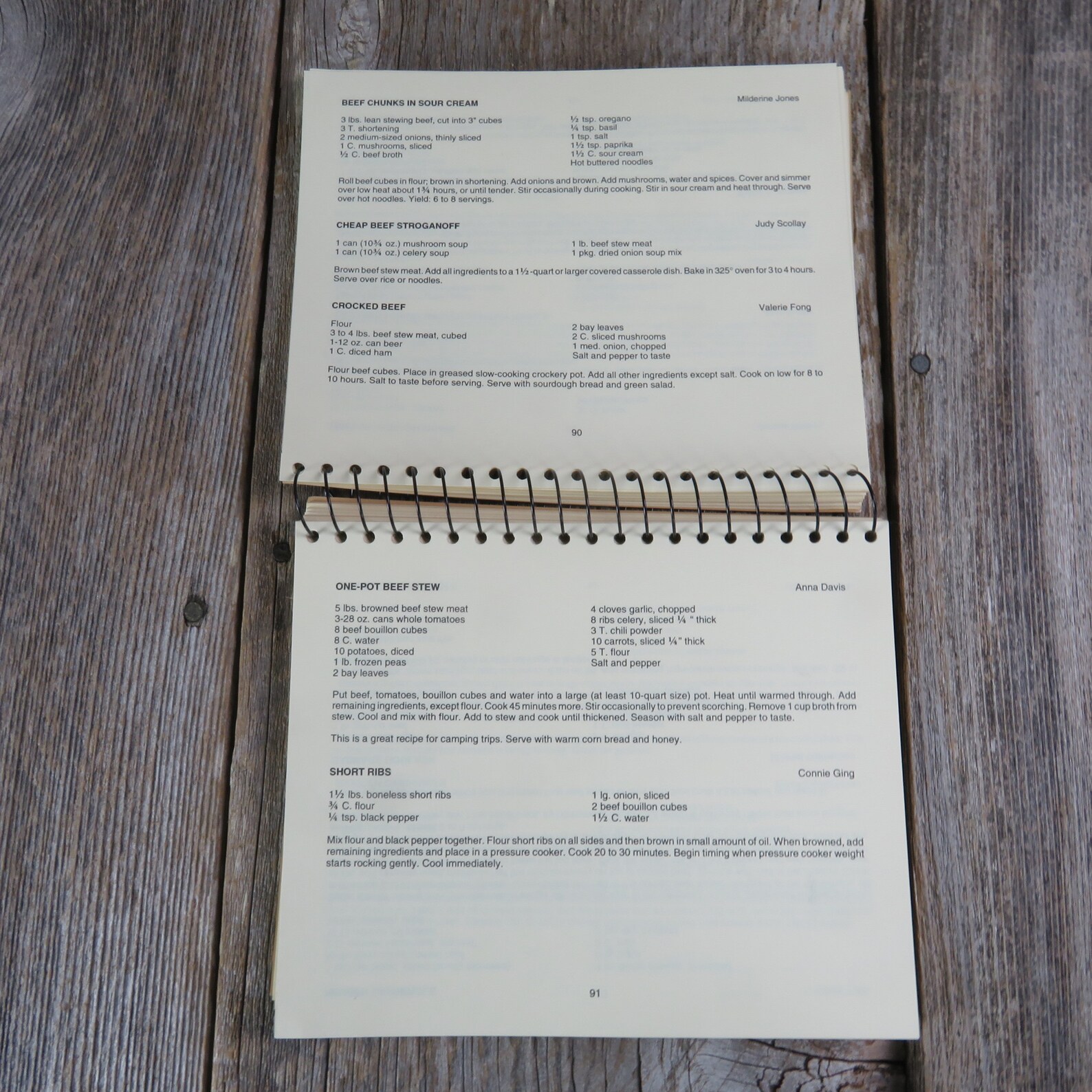 Vintage California Cookbook Rancho Cordova Community Home and Hearth ...