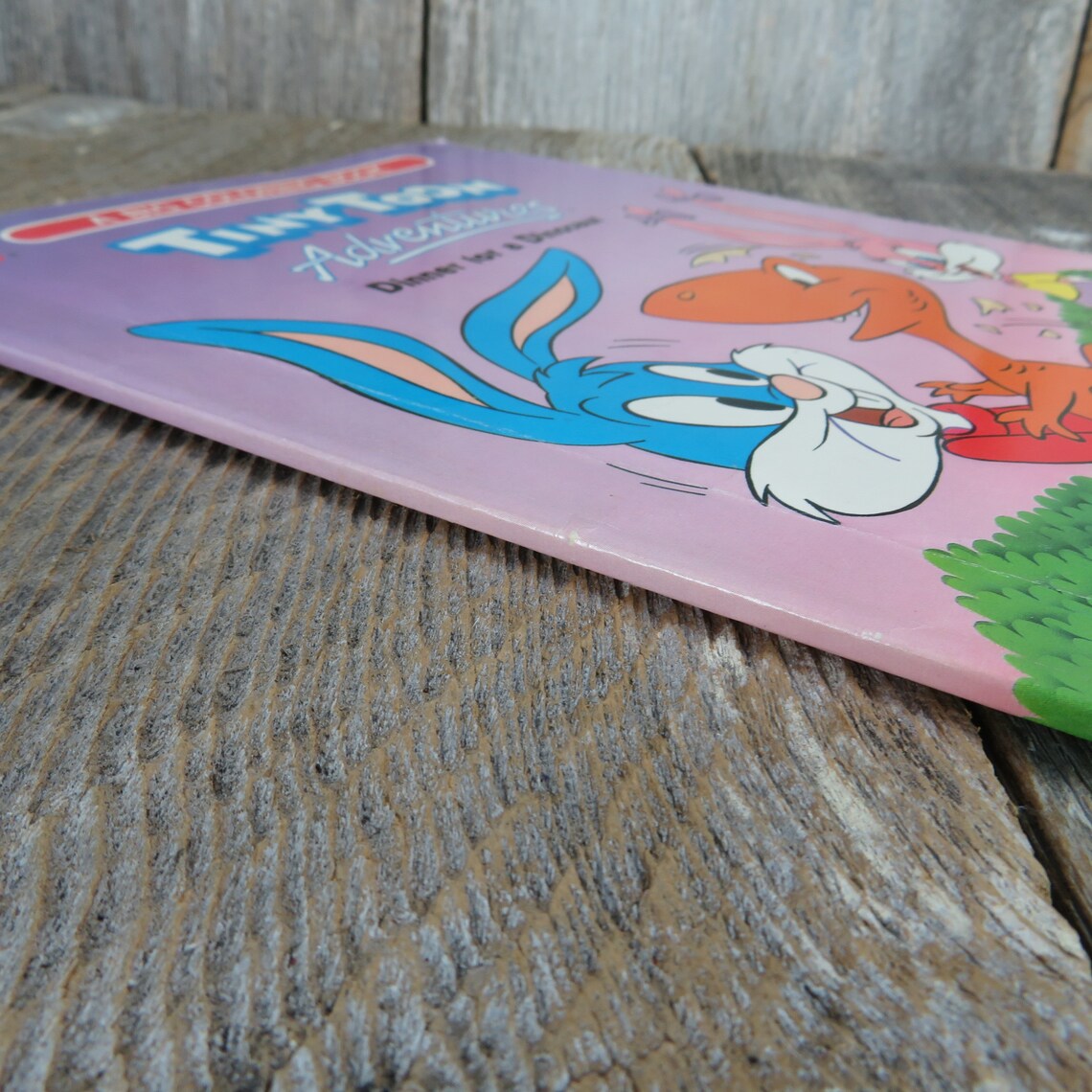Tiny Toons Adventures Coloring Book Dinner for a Dinosaur - Etsy