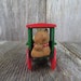 Vintage Teddy Bear Conductor in Train Christmas Ornament - Etsy
