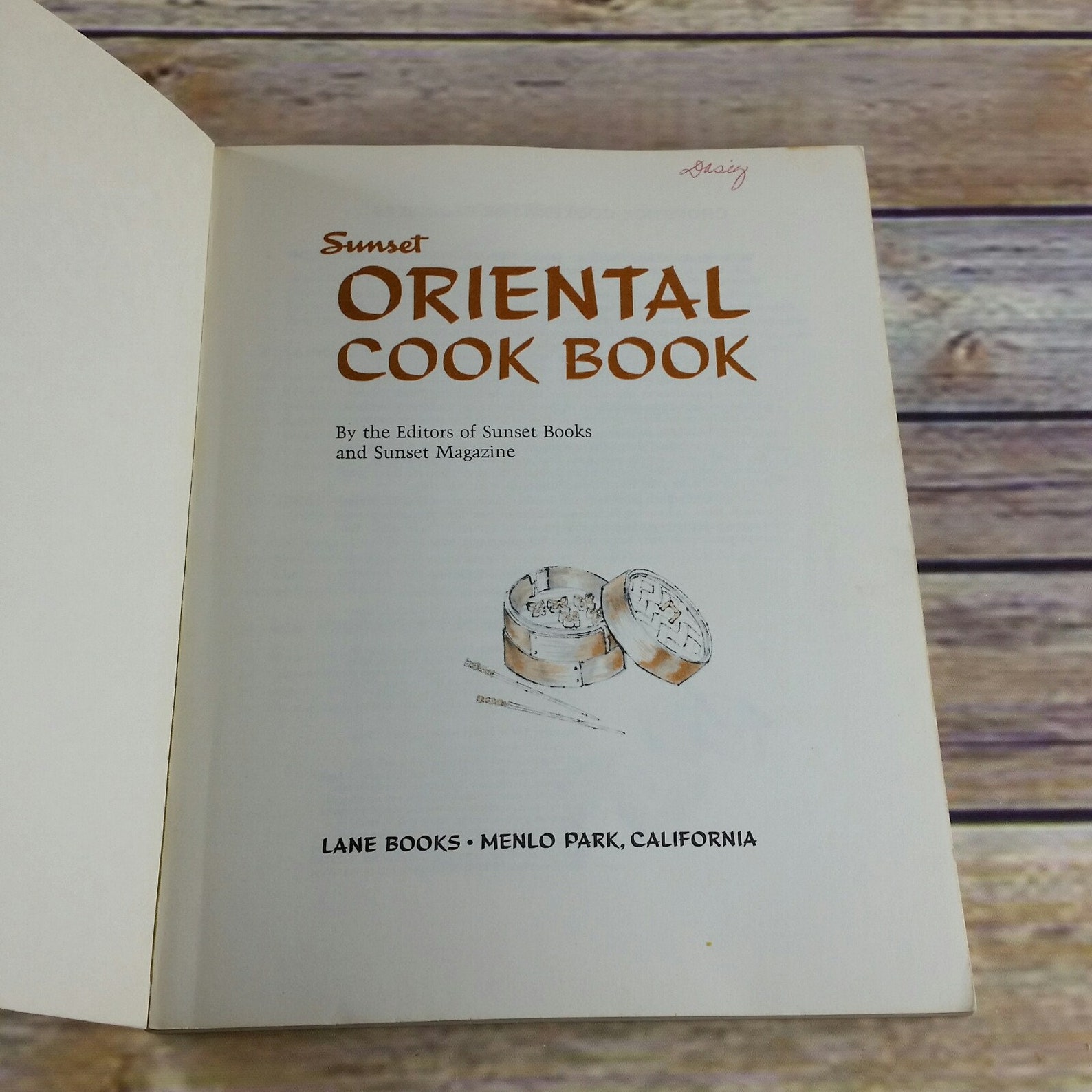 Vintage Cookbook Sunset Oriental Cook Book Chinese Japanese - Etsy