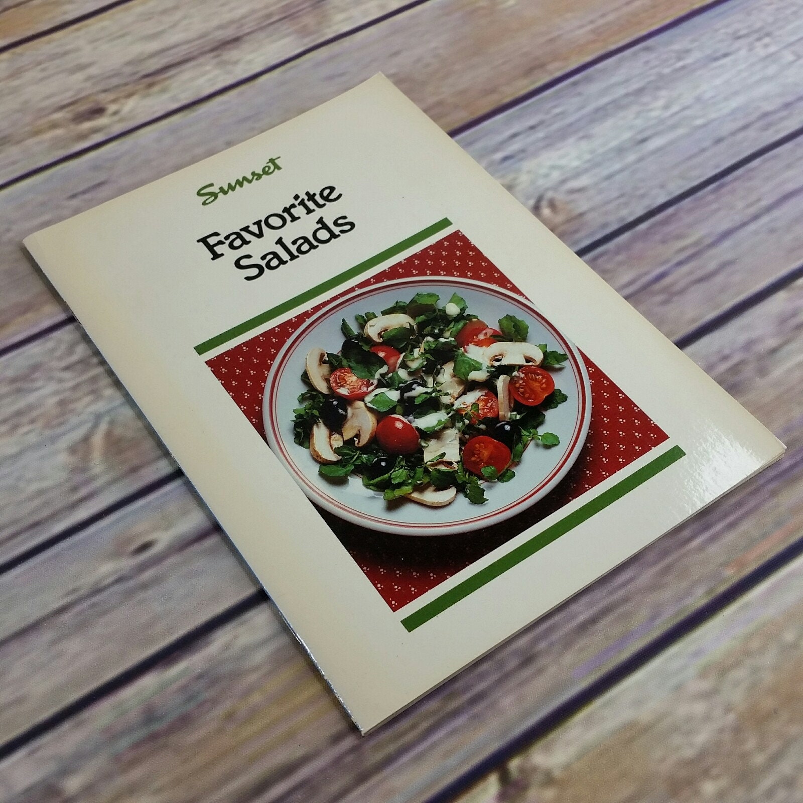 Vintage Cookbook Sunset Favorite Salads Cook Book Recipes 1989 ...