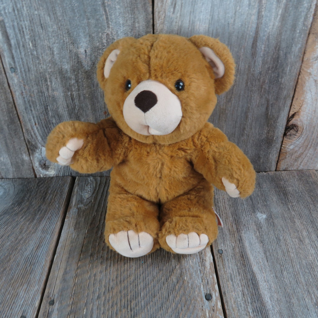 Vintage Brown Teddy Bear Tan Nose Ears Paws Love Land Winsor 1985 ...