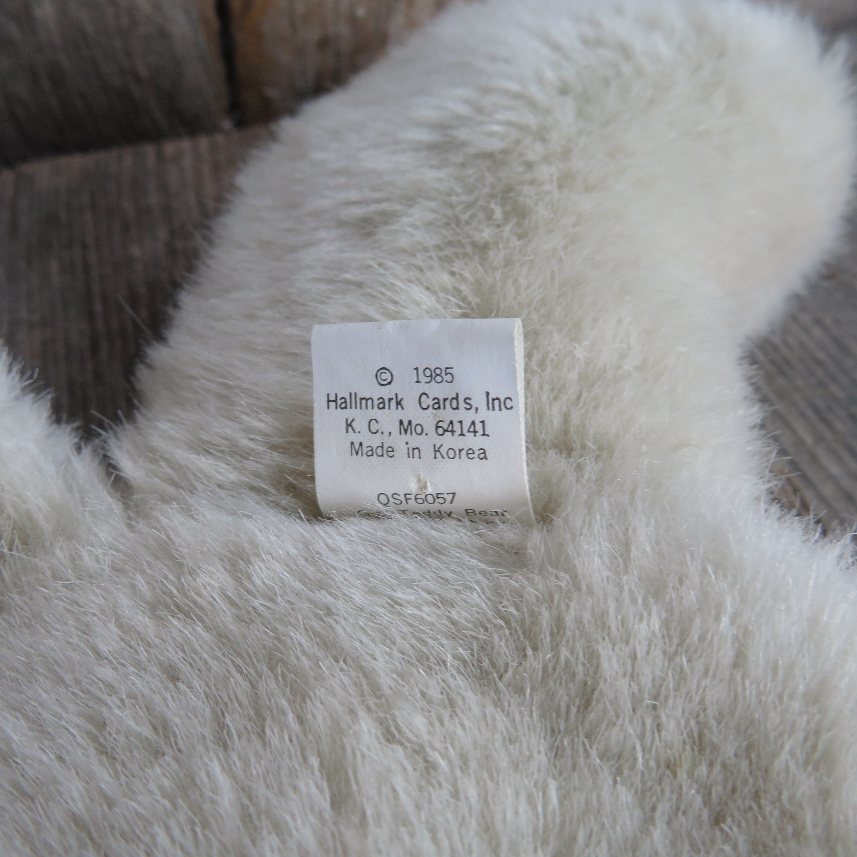 Vintage Teddy Bear Stocking Hallmark Baby Red Collar Lace - Etsy