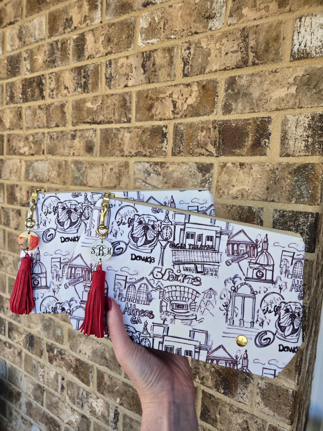 UGA Bag, Athens Georgia, Clutch,georgia Handbag, Personalized Gift ...