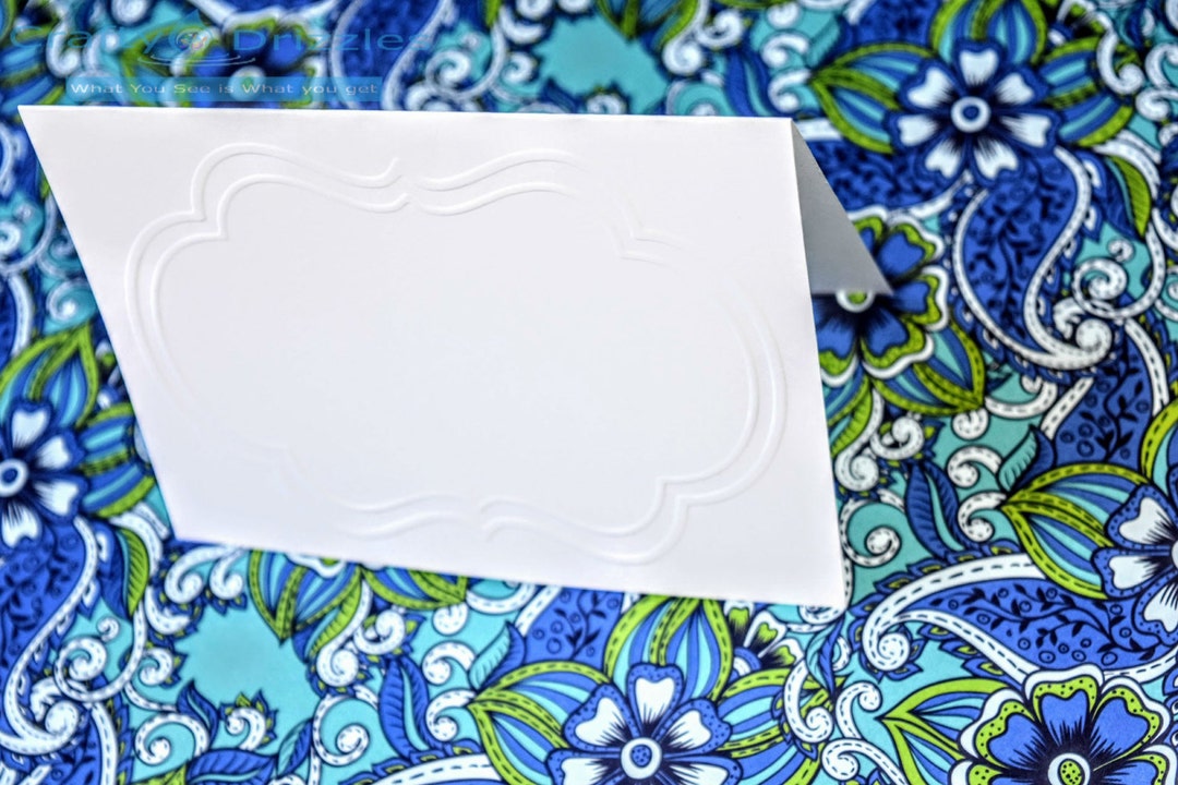 White Embossed Card Set-set of 510or20-wedding Thank You - Etsy