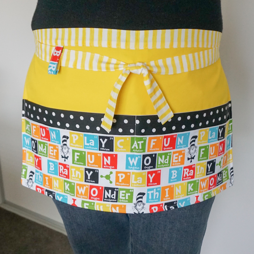 Teachers Dr Seuss Apron, Preschool Kindergarten Junior School Apron ...