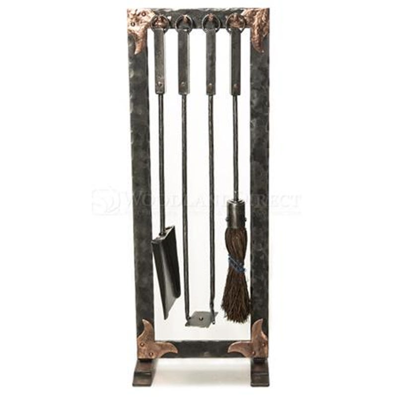 Copper Fireplace Tool Set - Etsy