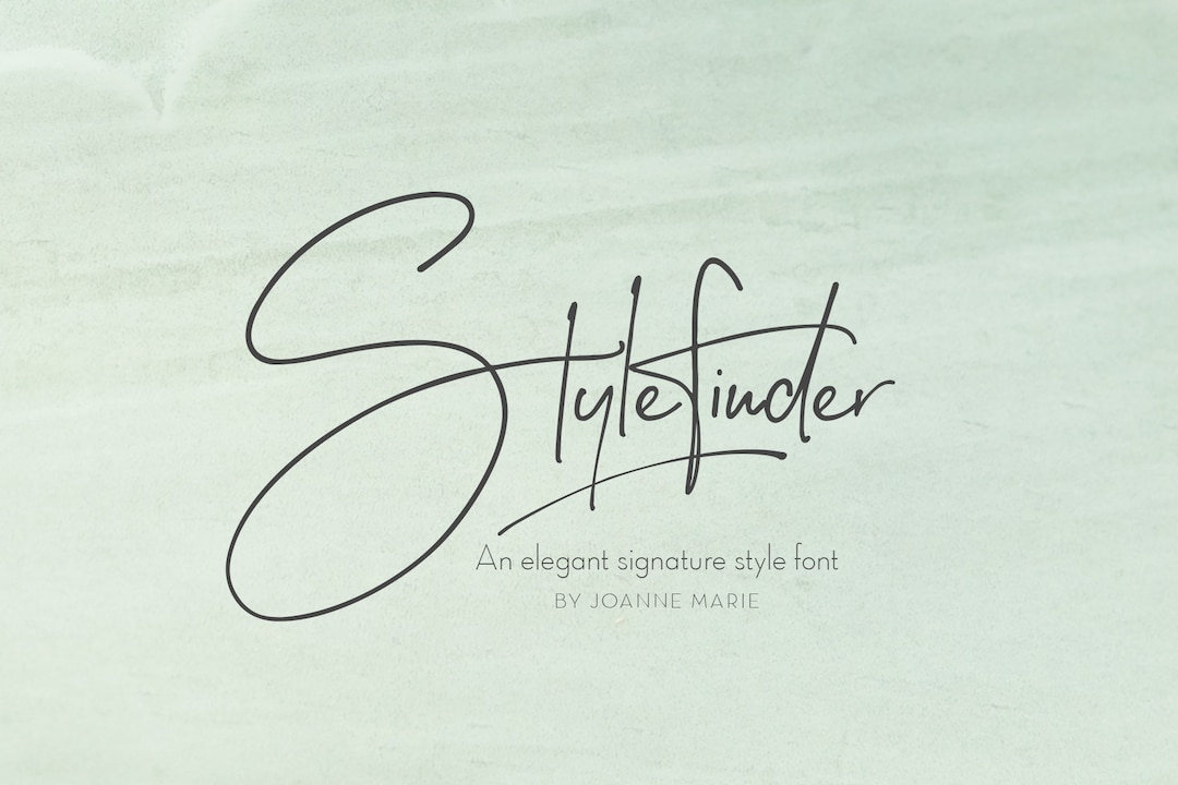 Fancy Signature Font