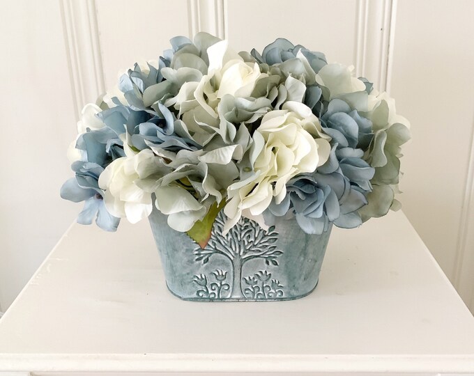 Hydrangea Farmhouse Decor Spring Decor Kitchen Flower - Etsy