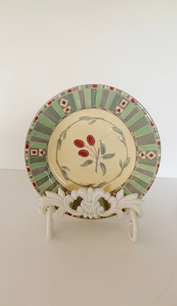 Vintage Ceramic Plate Mesa by Sango Salad Plate and Rim Soup - Etsy