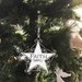 FAITH Christmas Ornament Mirrored Christmas Tree Ornament - Etsy