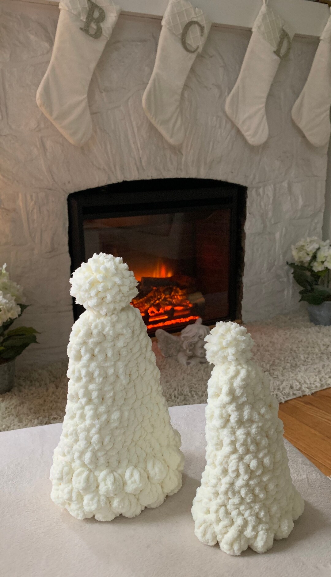 Beige Santa Hat Christmas Tree Topper - Christmas Tree Decor Gift - Etsy