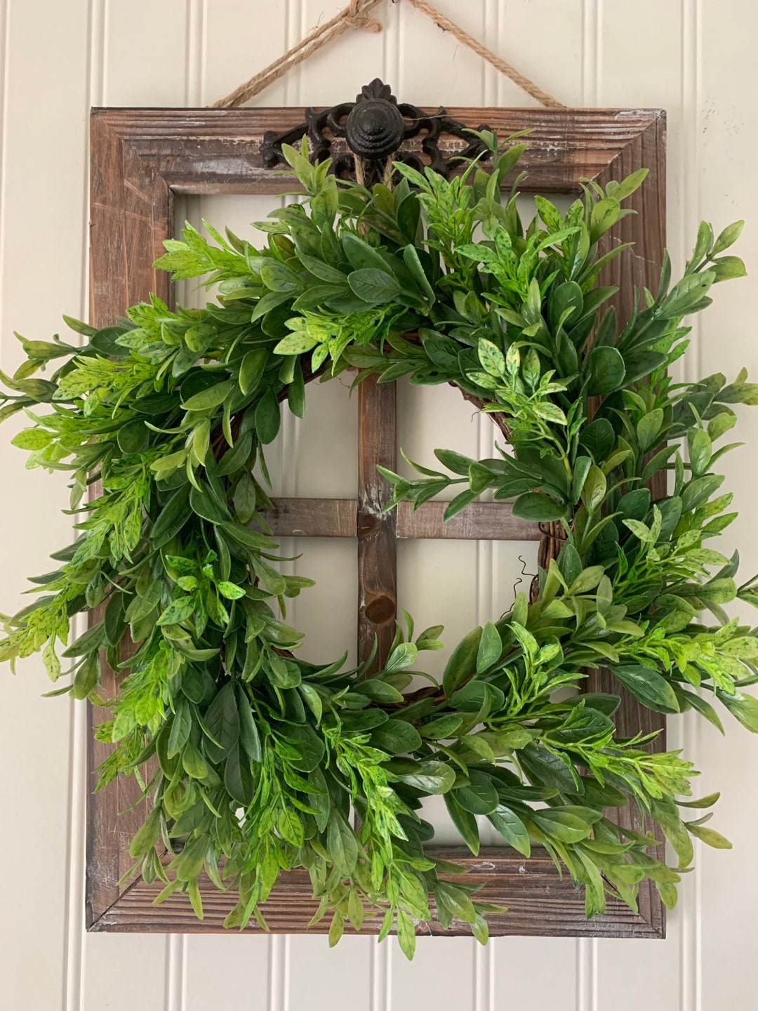 Rustic Window Frame Wall Decor Farmhouse Window Pane Wall - Etsy