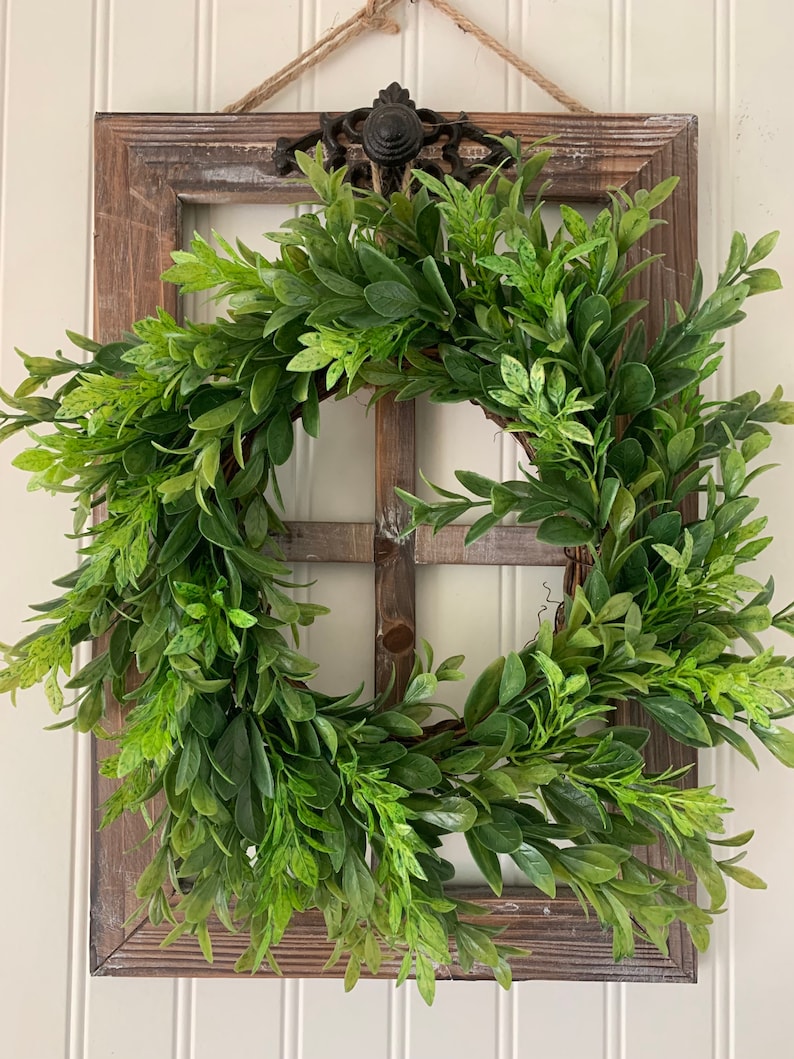 Rustic Window Frame Wall Decor Farmhouse Window Pane Wall - Etsy