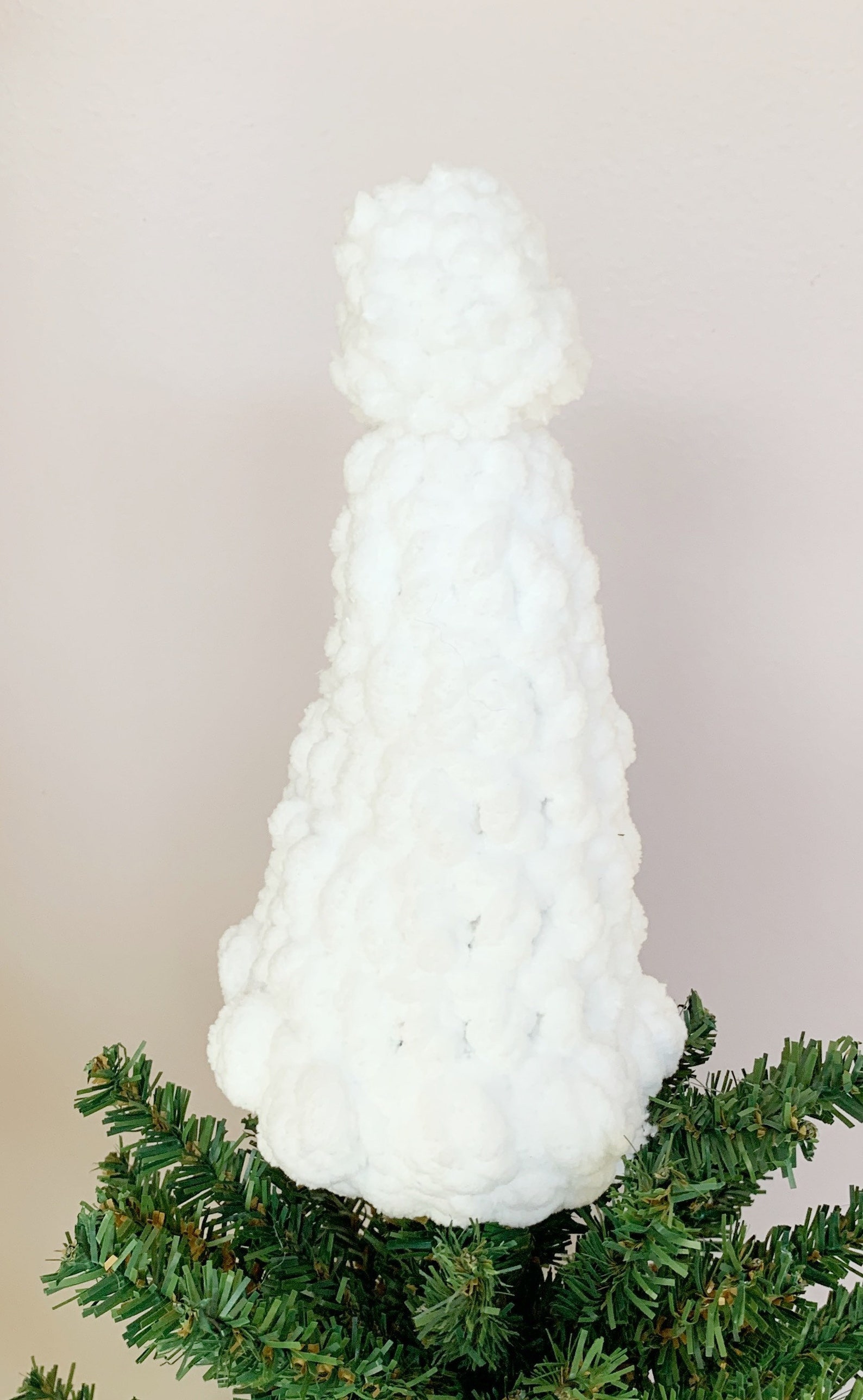 White Santa Hat Christmas Tree Topper Christmas Tree Decor - Etsy