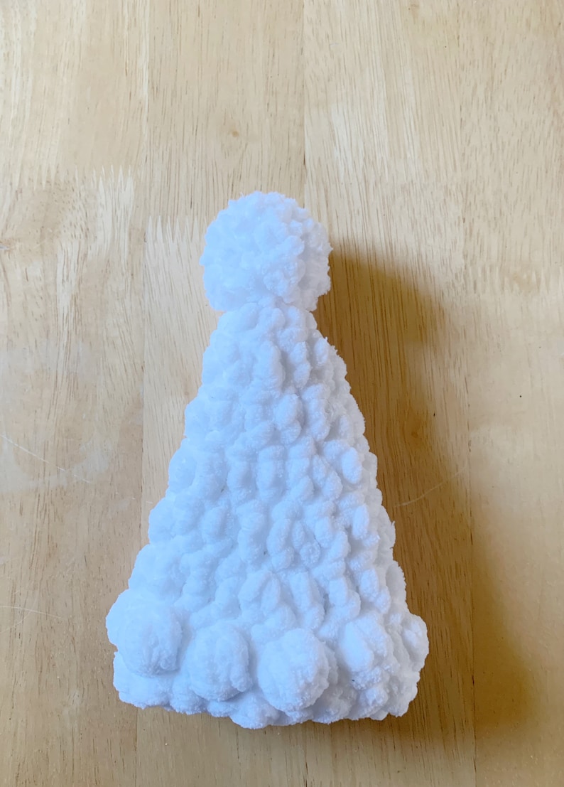 White Santa Hat Christmas Tree Topper Christmas Tree Decor - Etsy