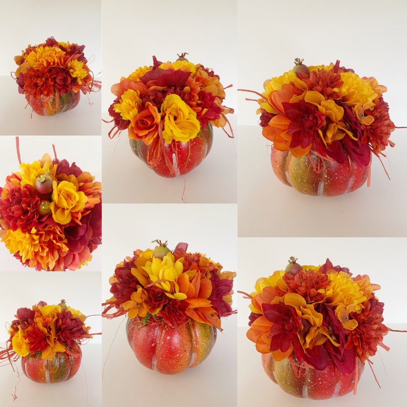 Fall Flower Arrangement Autumn Table Centerpiece Floral - Etsy