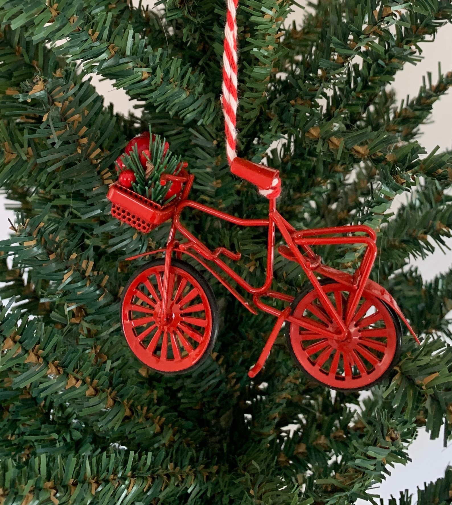 Red Mini Bike Christmas Ornament Bicycle Christmas Decor - Etsy