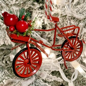Red Mini Bike Christmas Ornament Bicycle Christmas Decor Christmas Gift ...