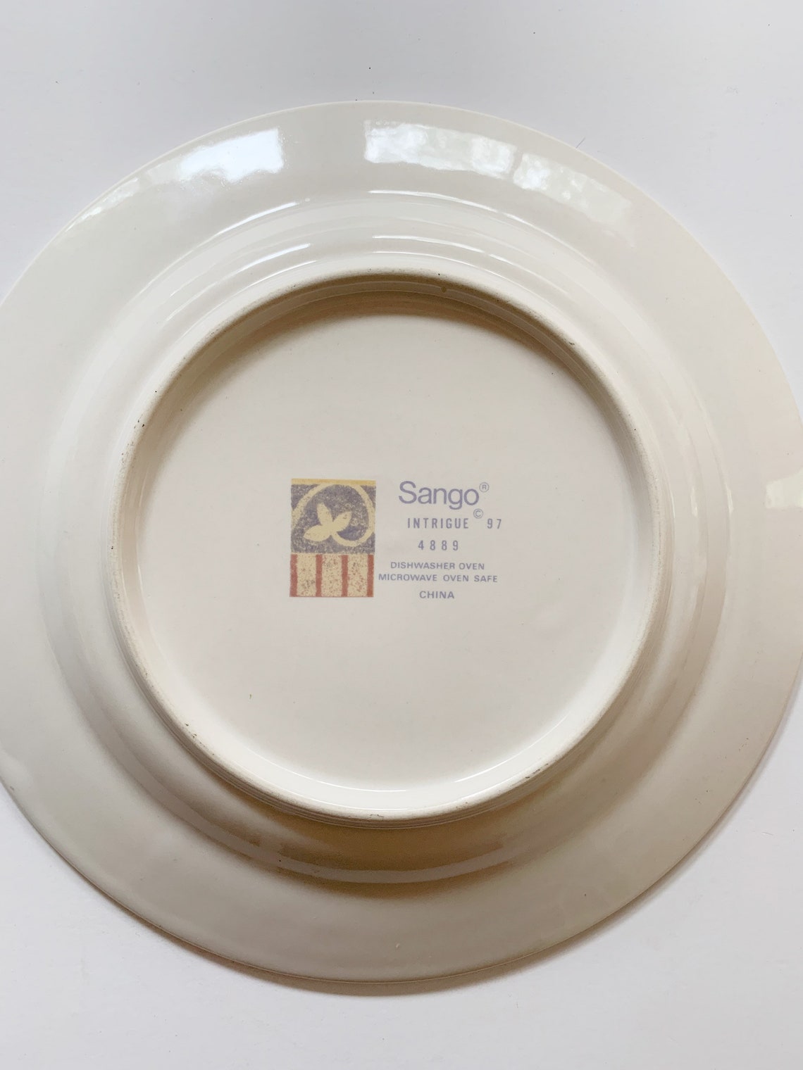 Vintage Salad / Dessert Plate Intrigue by Sango Vintage - Etsy