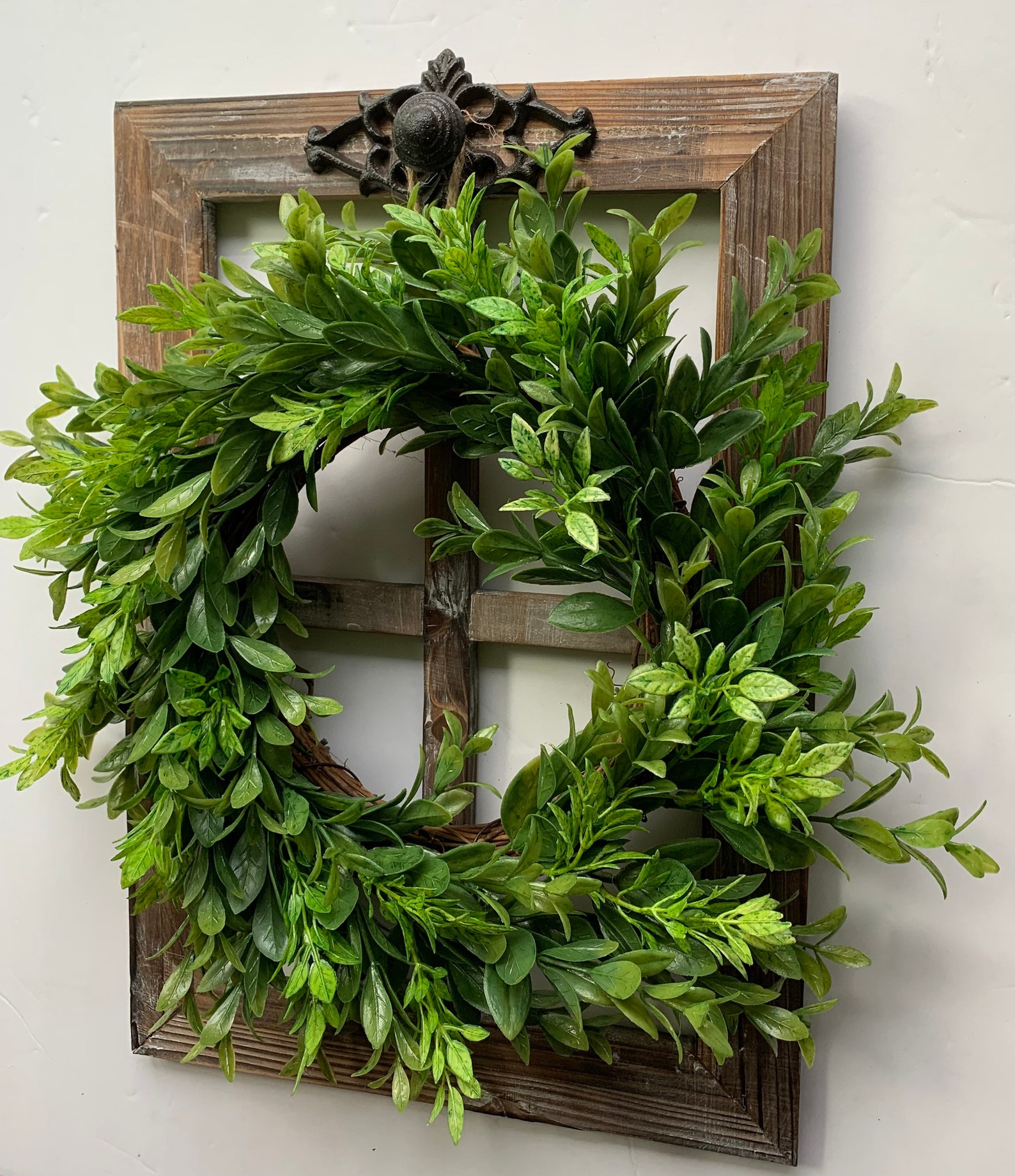 Rustic Window Frame Wall Decor - Farmhouse Window Pane Wall Hanging - Etsy
