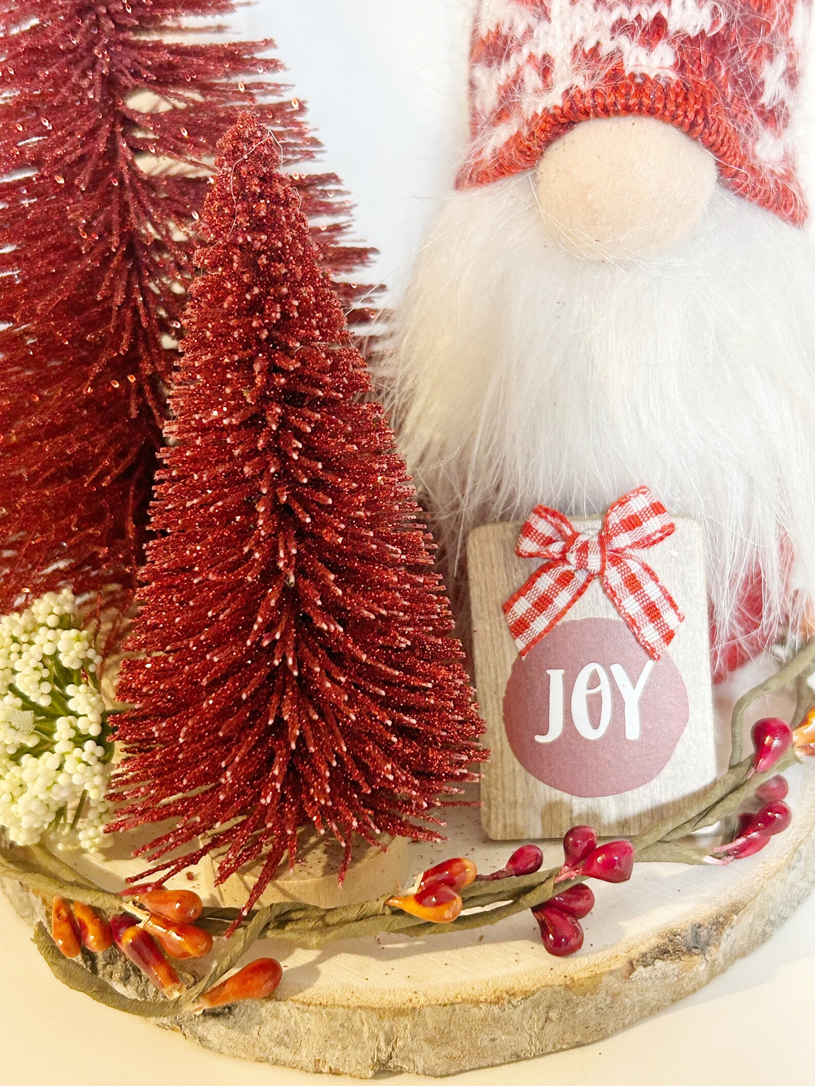 Tiered Tray Farmhouse Christmas Gnome Decor - Rustic Holiday Decor ...