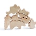 Wooden Forest Animals Play Set . Woodland Creatures Fox Bear Hedgehog ...